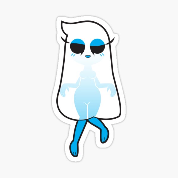 "Ghost Girl" Sticker for Sale by gatodelfuturo | Redbubble