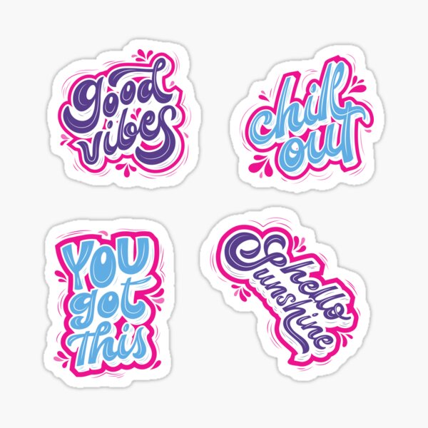 "Beautiful Positive Quotes Bundle Sticker Pack" Sticker for Sale by ...