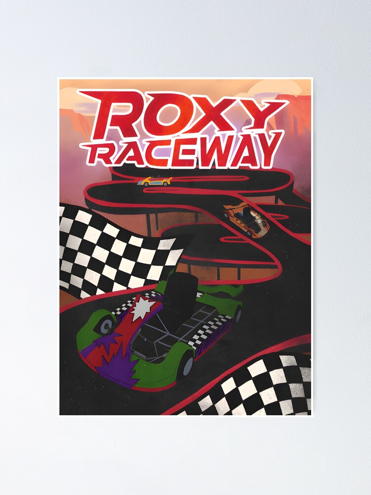 "Fnaf Roxy Raceway" Poster for Sale by -Momen- | Redbubble