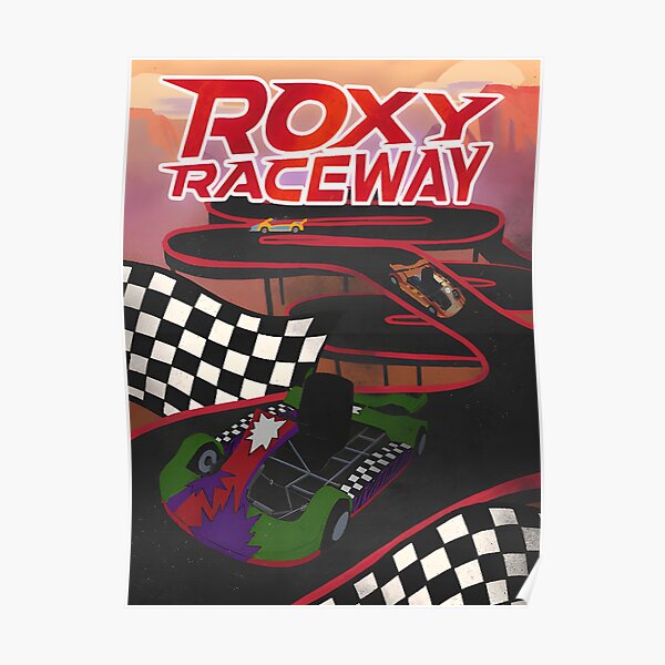 "Fnaf Roxy Raceway" Poster for Sale by -Momen- | Redbubble