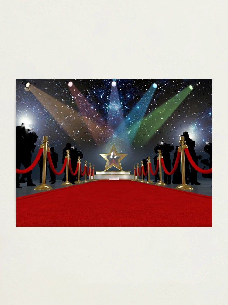 Hollywood Red Carpet Texture Hollywood Red Carpet Round Cover