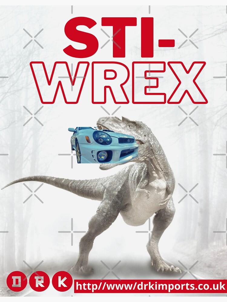 "DRK Dinosaur T-wrex " Sticker by drkuruma | Redbubble