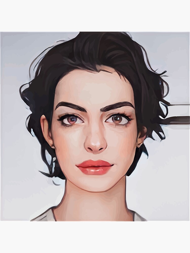 "Cute Anne Hathaway" Poster for Sale by bespired | Redbubble