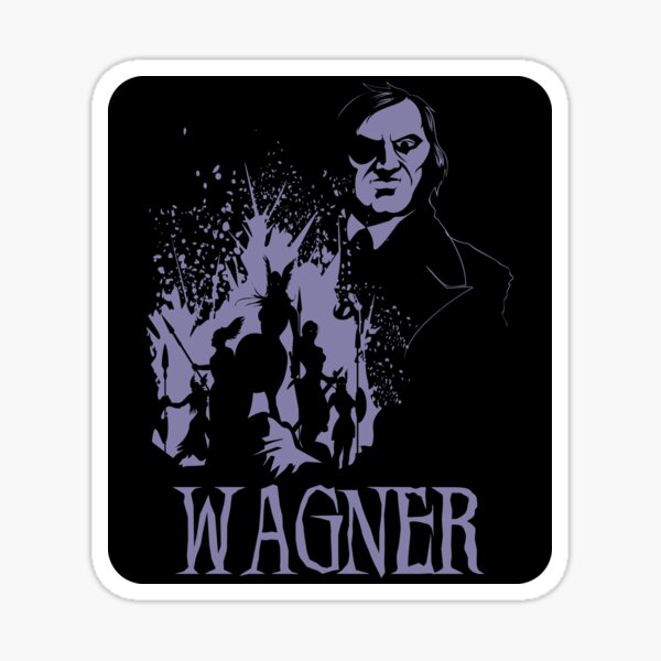 "wagner" Sticker by tecnotequila | Redbubble