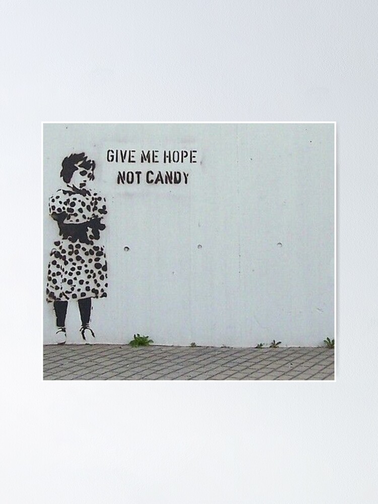 "Bansky street art " Poster for Sale by sranje | Redbubble