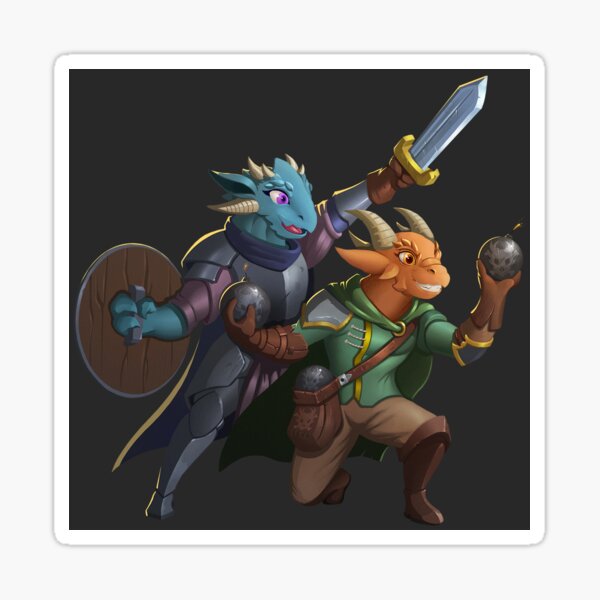 "Kobold Heroes" Sticker for Sale by EternalNuallan | Redbubble