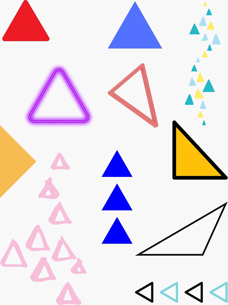 "Triangle design" Sticker by YooniqueDesigns | Redbubble