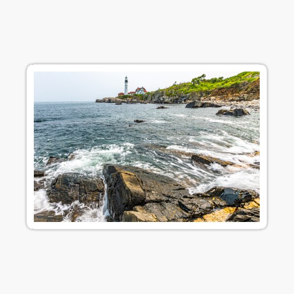 "Portland Head Light Cove" Sticker for Sale by StewieStrout | Redbubble