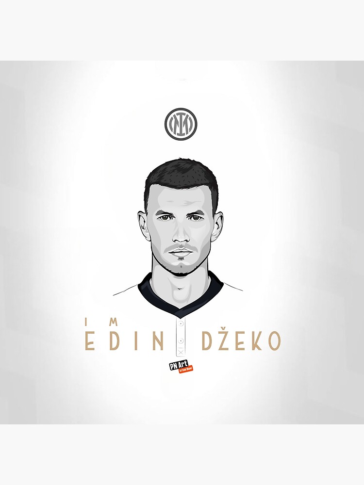 "Edin Dzeko" Art Board Print for Sale by PNArt20 | Redbubble