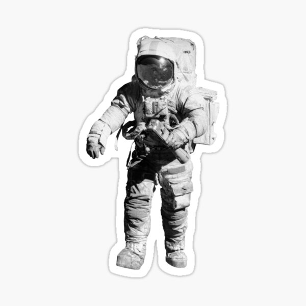 "NASA Apollo Space Astronaut in Space Suit" Sticker for Sale by ...