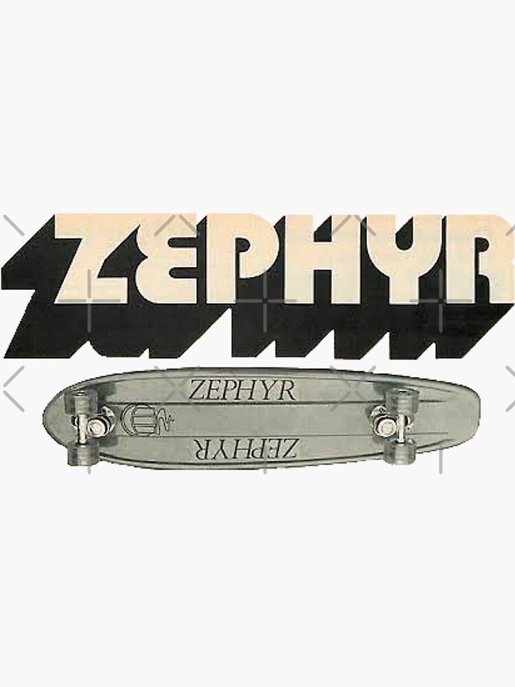 "zephyr skate " Sticker for Sale by Moncef-20 | Redbubble