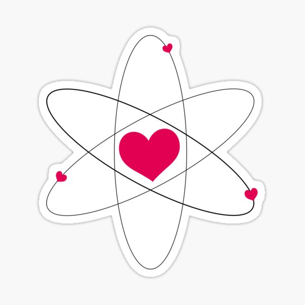 "Atom" Sticker by Gea-Desing | Redbubble