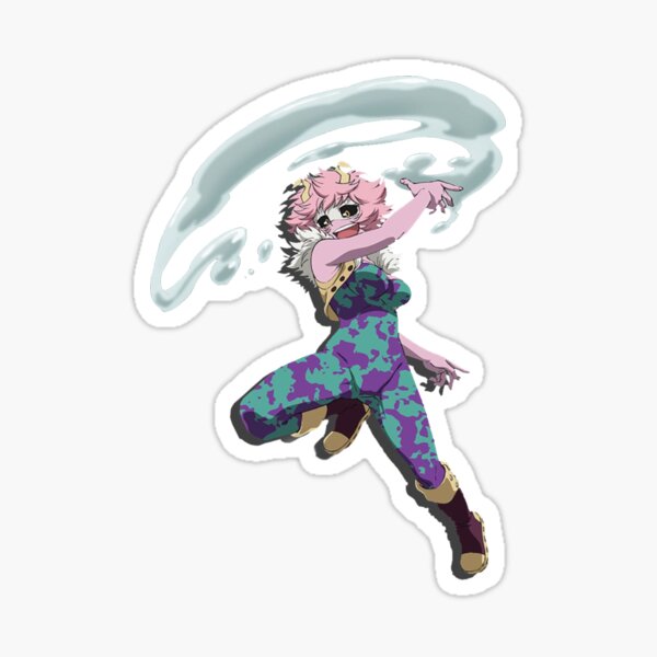 " Mina Ashido" Sticker by hamzazakouri | Redbubble