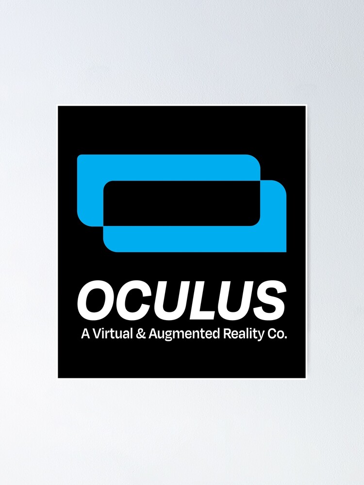 "Retro 70s Oculus Virtual Reality Company Logo - VR" Poster by ...