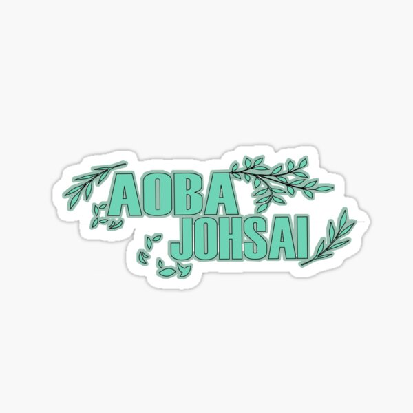 "Aoba johsai" Sticker for Sale by nooknoop | Redbubble