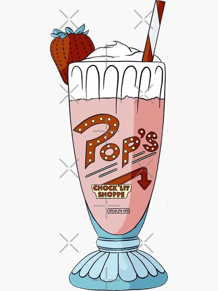"pop s strawberry milky" Sticker for Sale by artifactradar | Redbubble