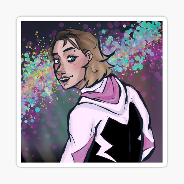 "Gwen Stacy" Sticker by hannah-w-art | Redbubble