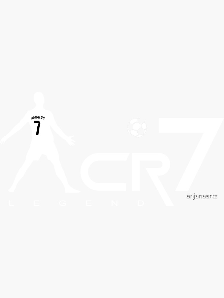 "CR 7 - Ronaldo Football Legend Celebration" Sticker for Sale by ...