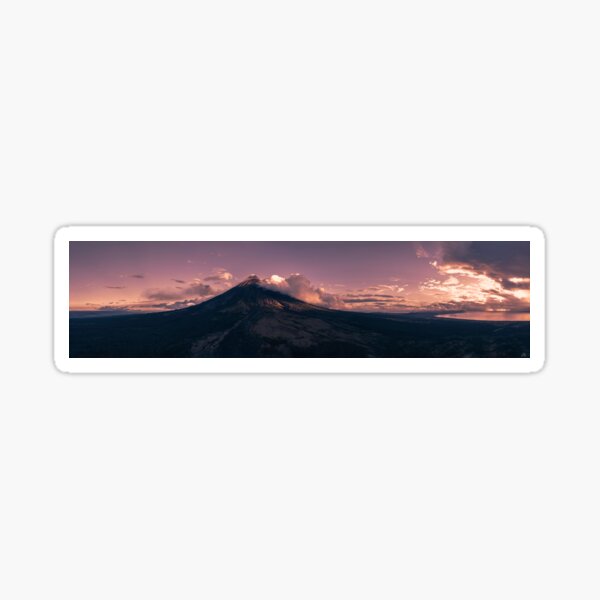 "Mayon Volcano Panoramic View Legazpi city, Albay Philippines" Sticker ...