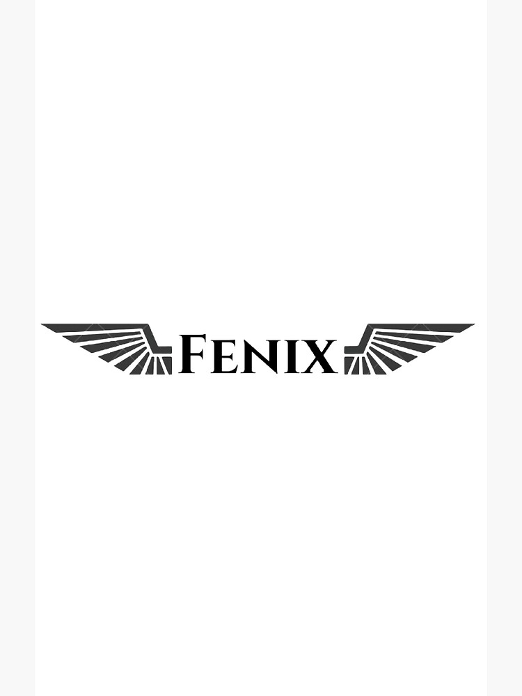 "winged fenix logo" Poster for Sale by Fenix-goods | Redbubble