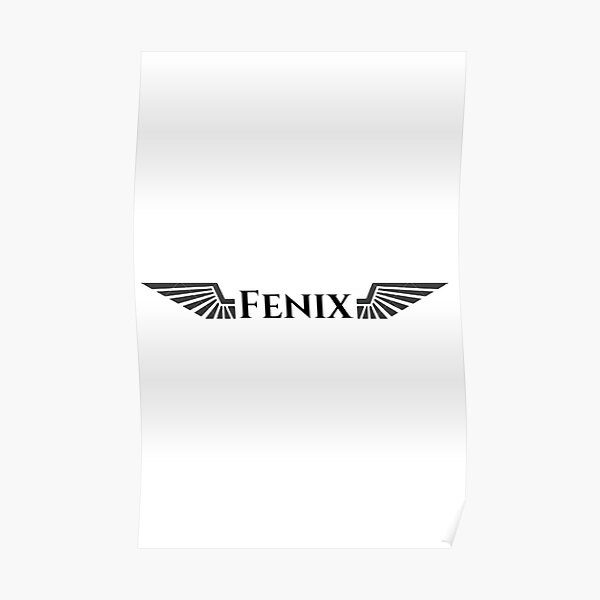 "winged fenix logo" Poster for Sale by Fenix-goods | Redbubble