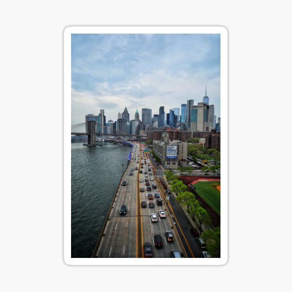 "Looking Downtown" Sticker by chadjakewell | Redbubble