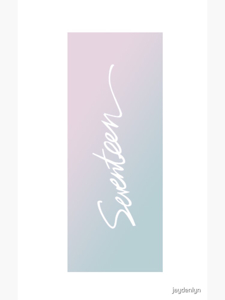 "SEVENTEEN GRADIENT [[Serenity and Rose Quartz VER.3]]" Sticker by ...