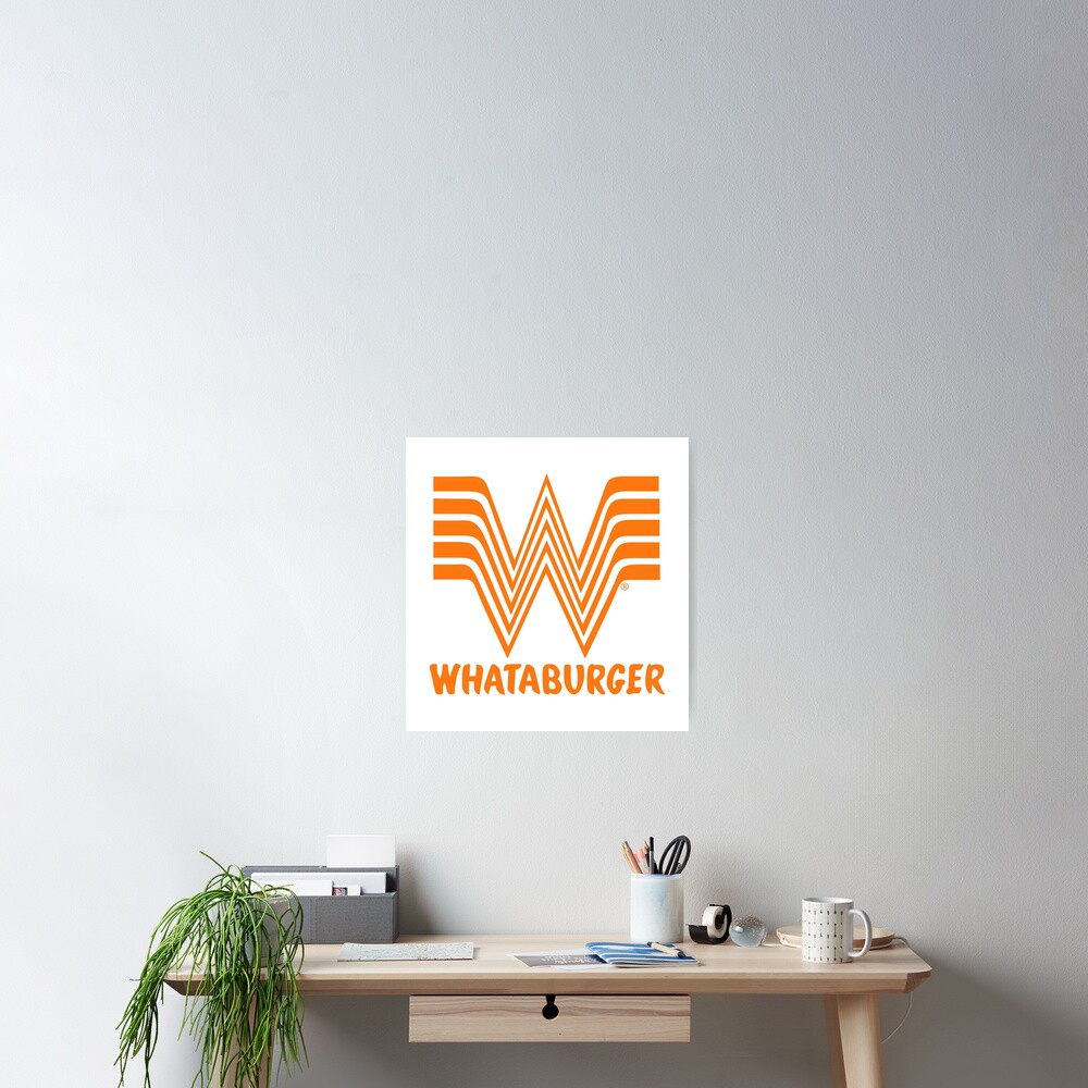 "whataburger logo 1" Poster by zairasolvi | Redbubble
