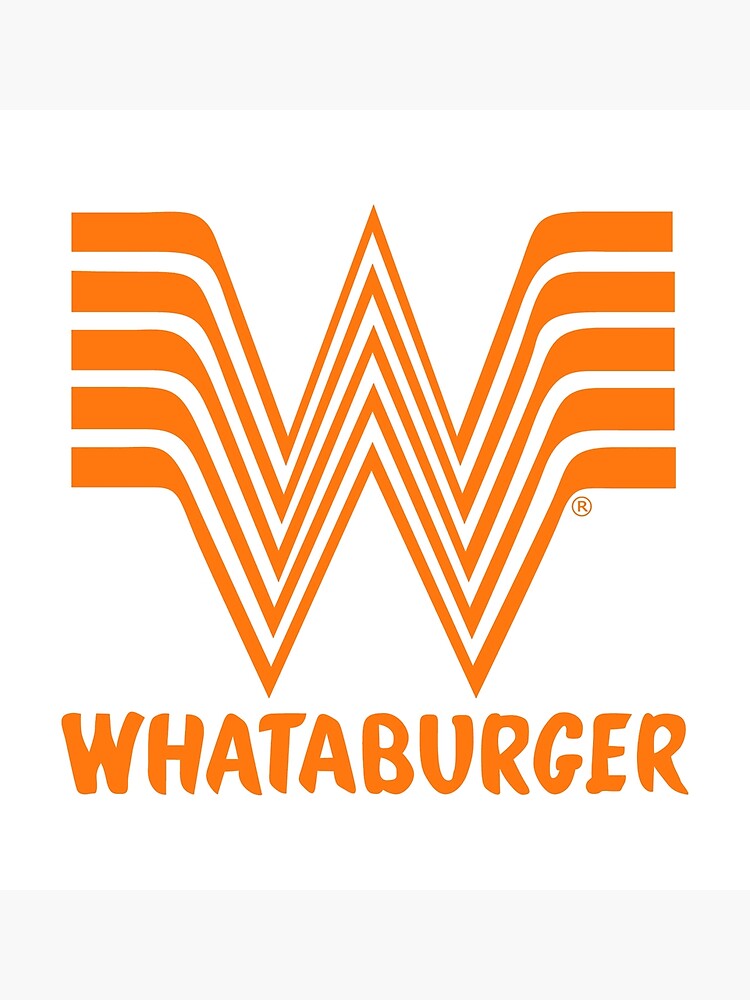 "whataburger logo 1" Poster by zairasolvi | Redbubble