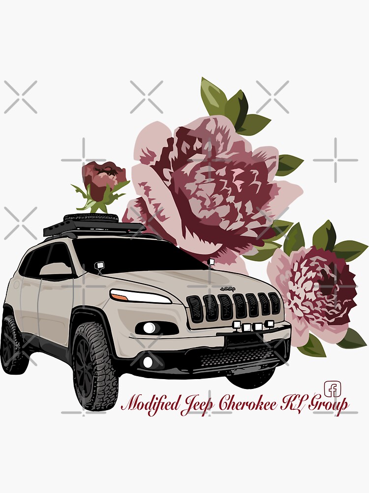 "Rose Gold 2014+" Sticker by Jeep-Hellbender | Redbubble