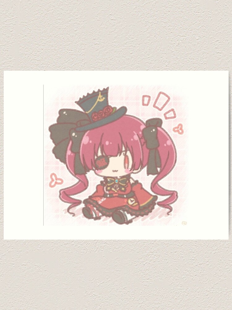"Chibi Marine || Anime girl" Art Print for Sale by AszaAri | Redbubble