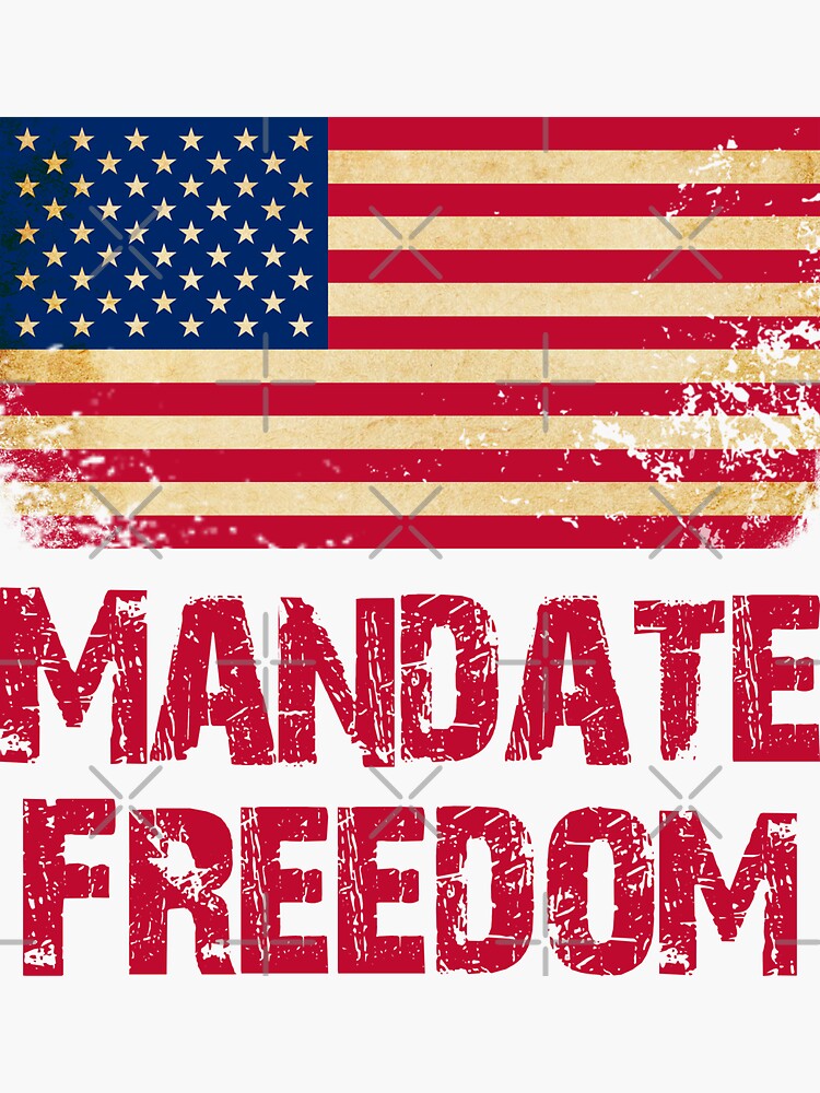 "Mandate freedom - Freedom convoy America" Sticker for Sale by ...