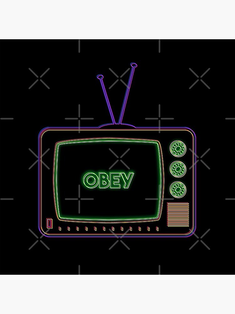 "Retro TV | Obey | Pop Art" Poster for Sale by williamcuccio | Redbubble