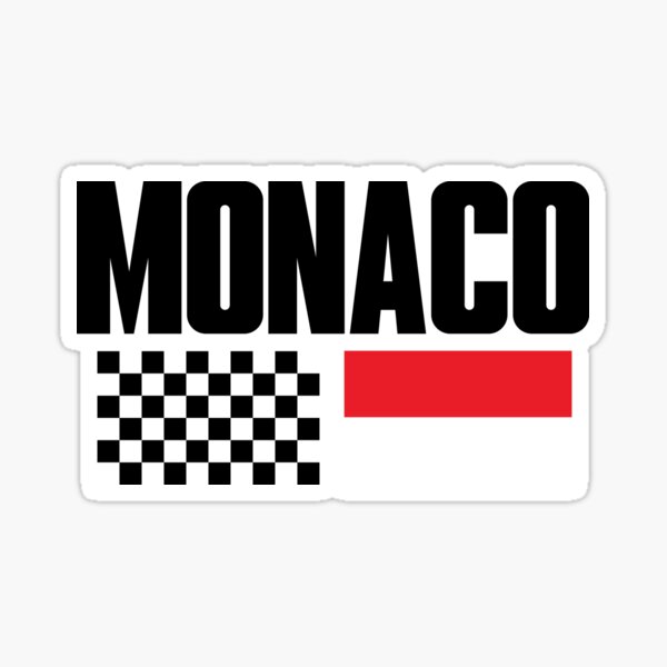 "Monaco Grand Prix" Sticker for Sale by aimorris | Redbubble