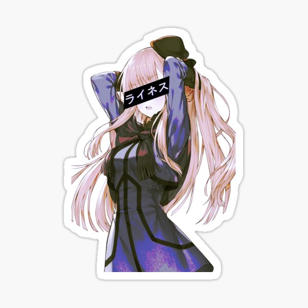 "☁ REINES - Glitch Aesthetic FGO ☁" Sticker for Sale by StratusGraphics ...
