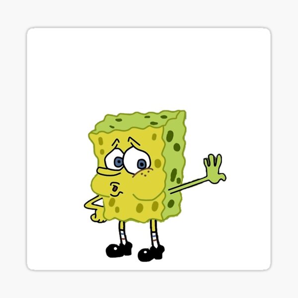 "Spongebob meme " Sticker by SammyVai | Redbubble