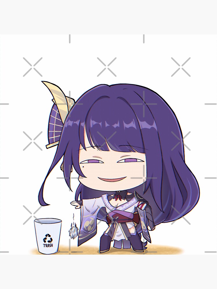 "Chibi Raiden Shogun Genshin Impact" Canvas Print by areona43 | Redbubble