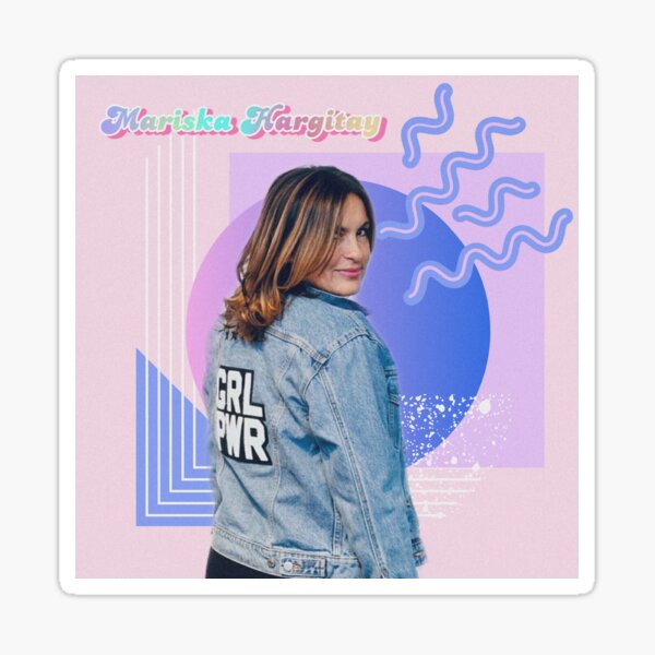 "Vintage Mariska" Sticker by lyssalaine | Redbubble