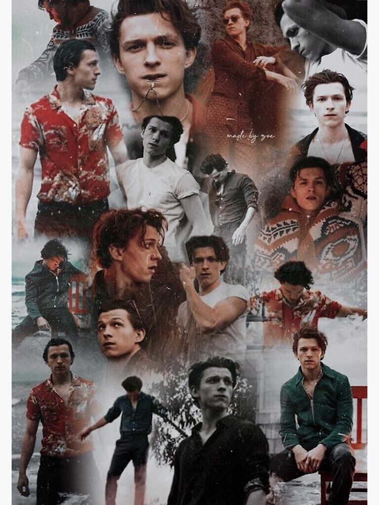 "colage pose tomholland" Poster for Sale by eylerhen | Redbubble