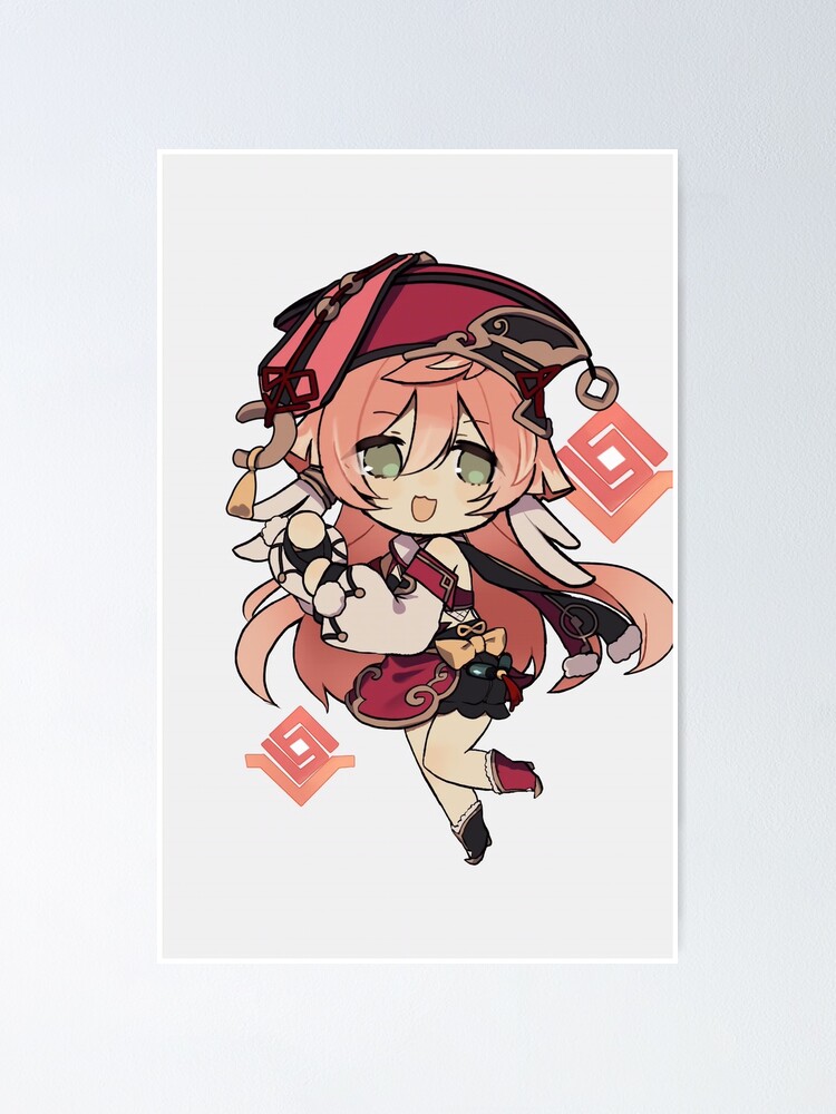 "Chibi Yanfei Genshin Impact Cute" Poster by areona43 | Redbubble