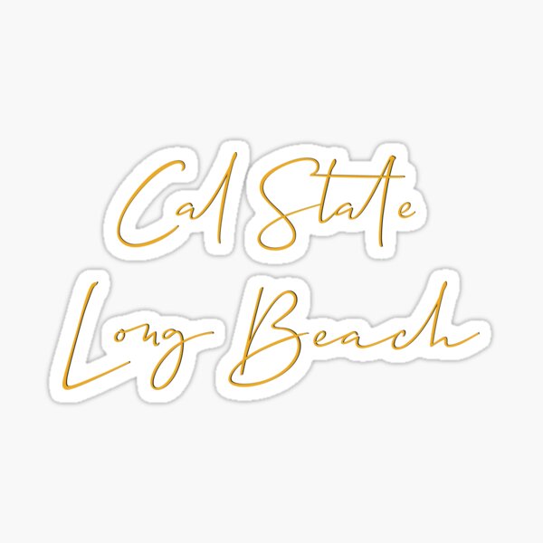"California State University, CSULB" Sticker by patrickhailey | Redbubble