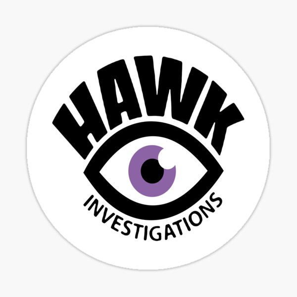 "Hawk Investigations - Kate Bishop" Sticker for Sale by alycm | Redbubble
