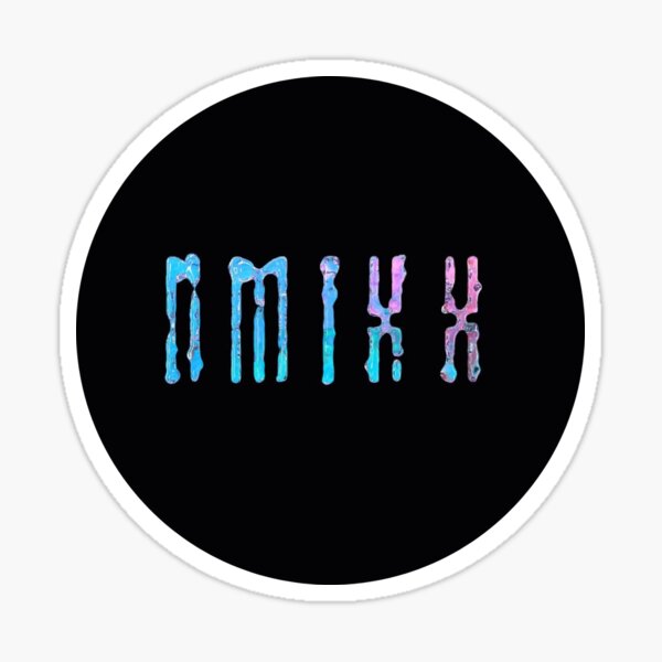 "NMIXX (엔믹스) Kpop logo" Sticker for Sale by HaloHaloShine | Redbubble