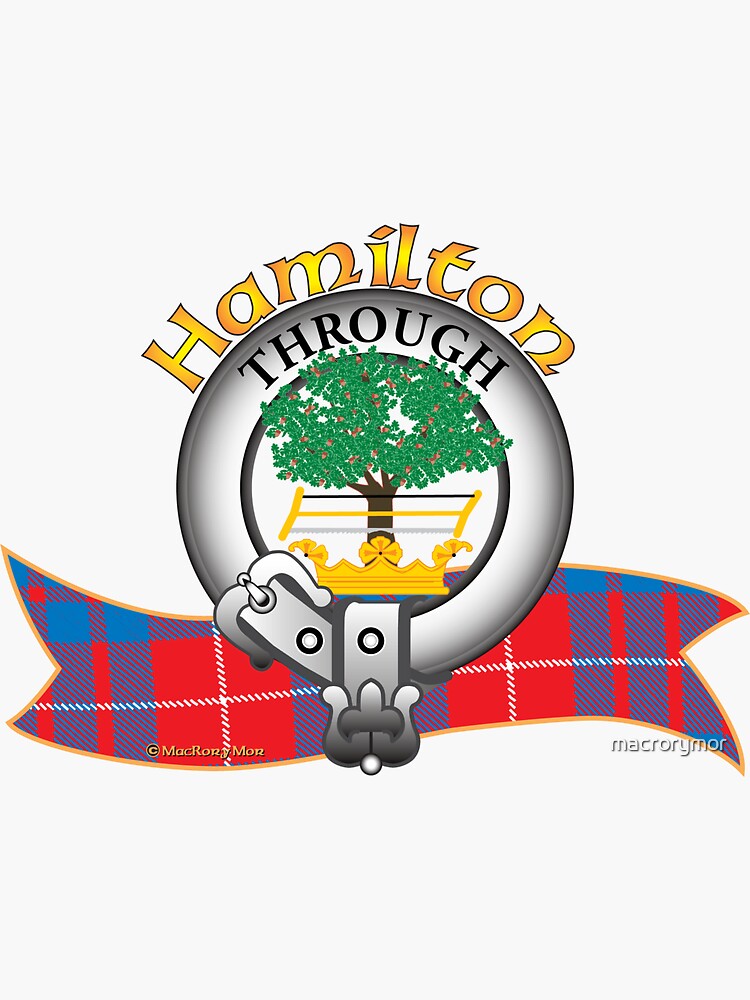 "Hamilton Clan" Sticker for Sale by macrorymor | Redbubble