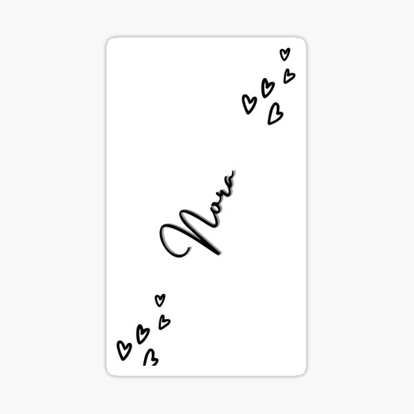 "Nora" Sticker for Sale by boki987 | Redbubble