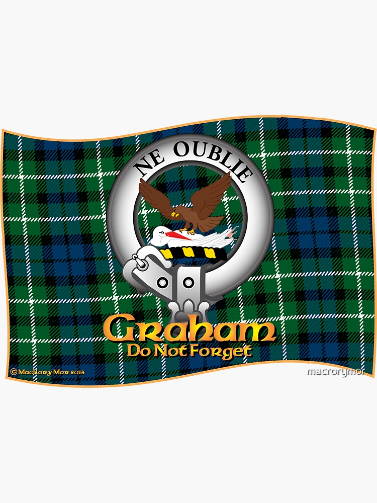 "Graham Clan" Sticker for Sale by macrorymor | Redbubble