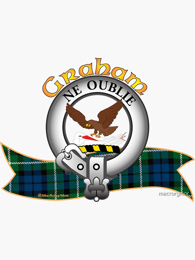 "Graham Clan" Sticker by macrorymor | Redbubble