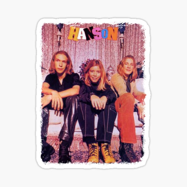 "HANSON BOY BAND " Sticker by stevenmayberry | Redbubble