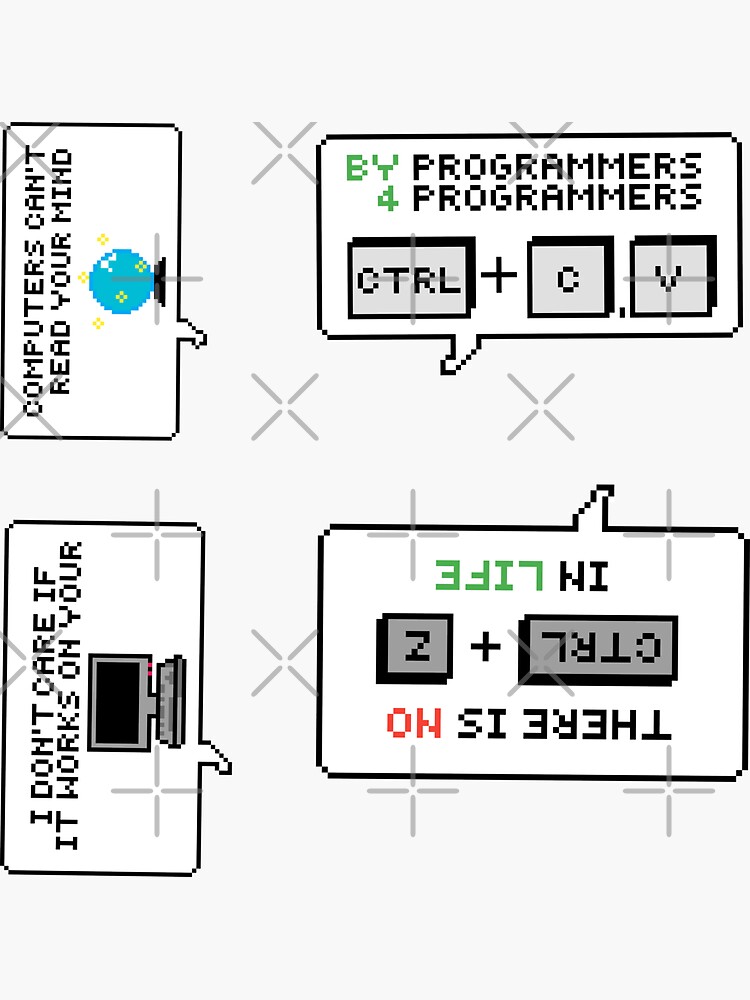 "QA and Software Development Funny Quotes 2 - Corporate Sticker Pack ...