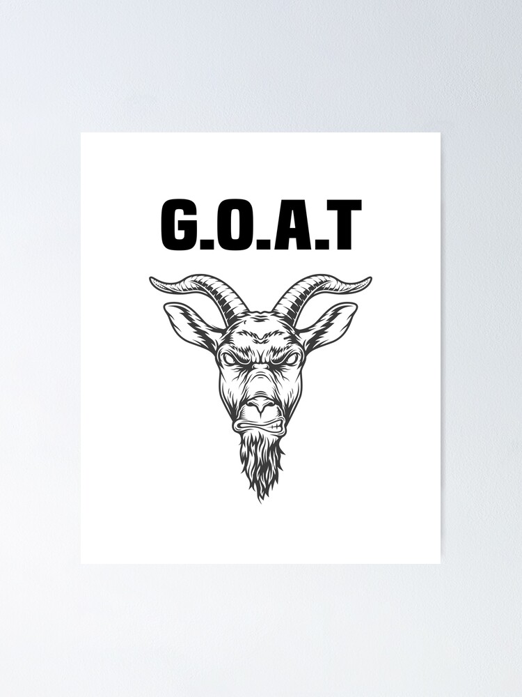 "Michael Jordan GOAT" Poster for Sale by JEETlee | Redbubble